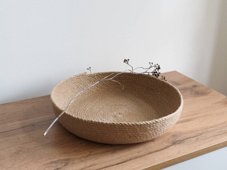 Jute boho plate – Sam Gallery